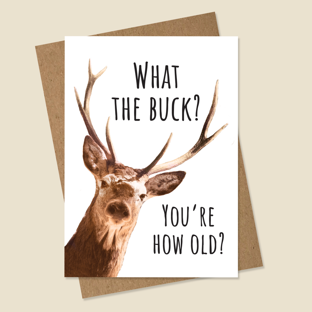 Birthday Card • Buck Birthday Card – Press & Pour